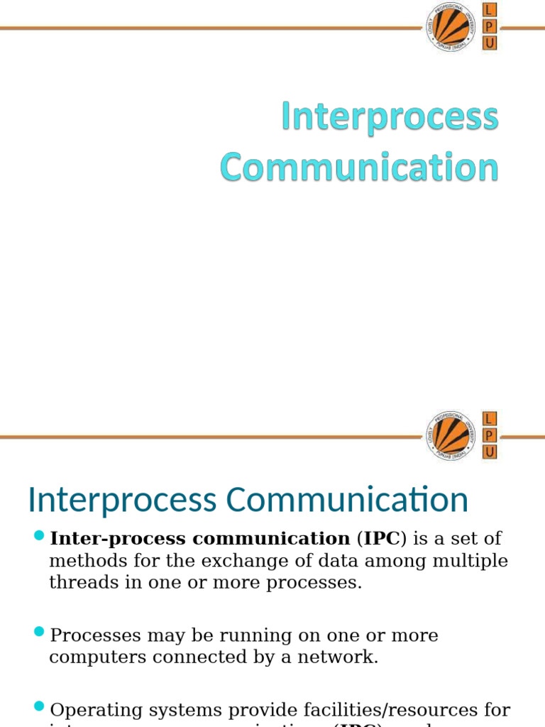 Interprocess Communication (1) | PDF | Network Socket | Port (Computer Networking)