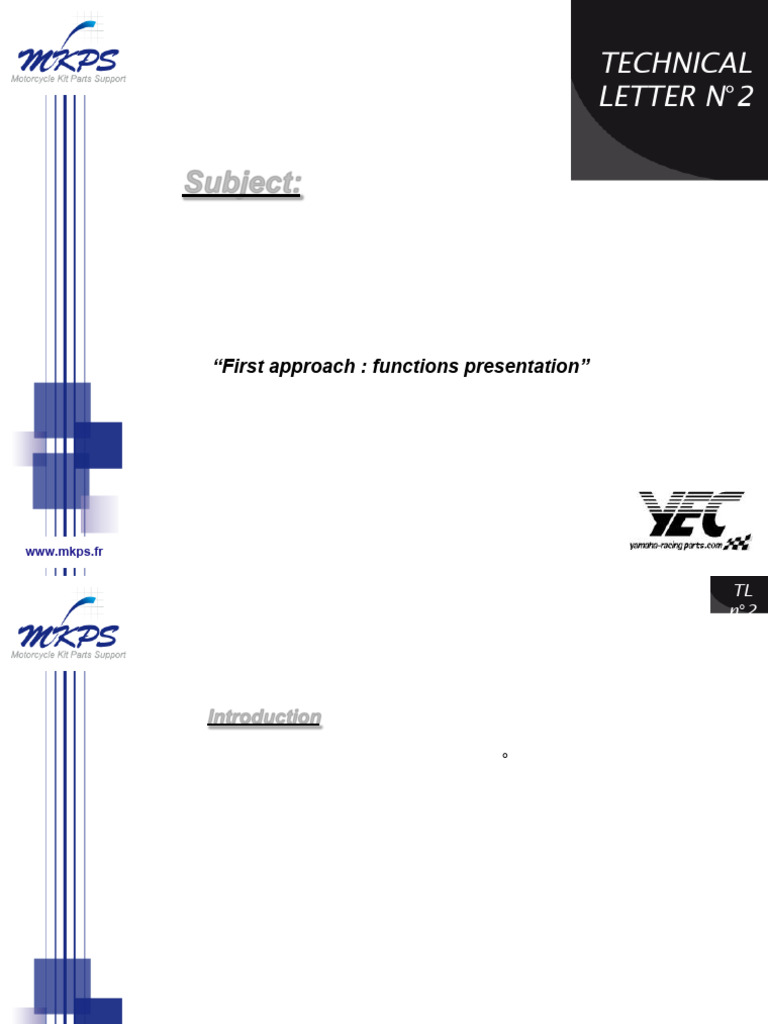 YEC - Technical - Letter - n2 - MAJ 111204 | PDF | Throttle | Manual Transmission