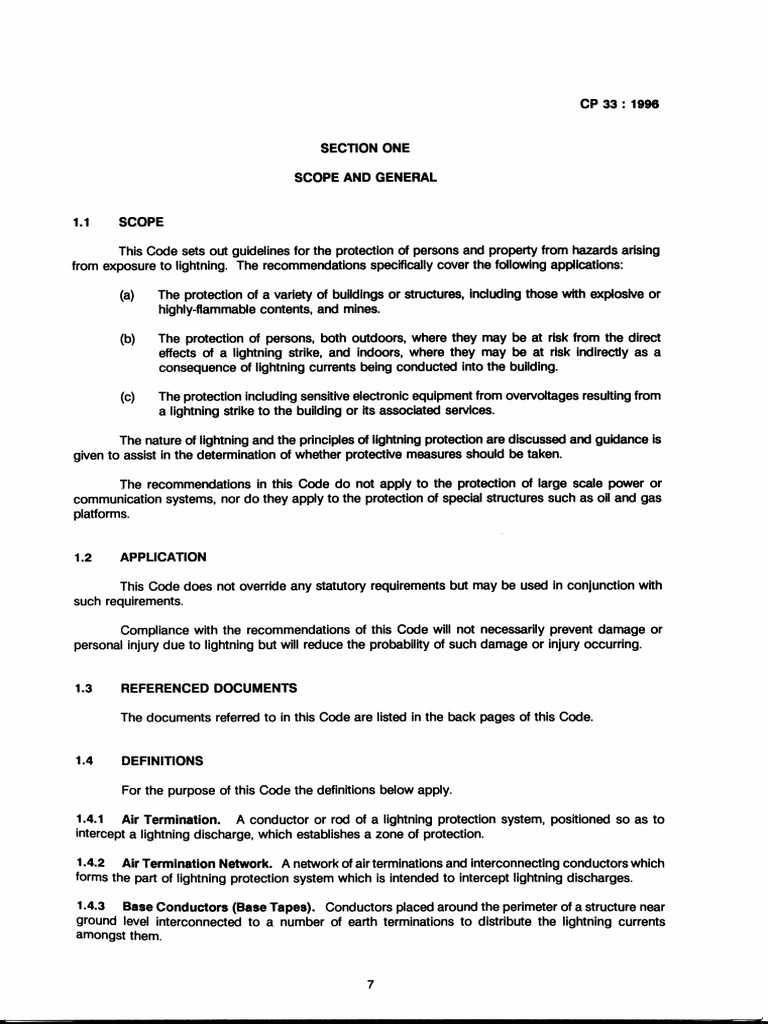 CP 33 1996 Lightning Protection-9 | PDF