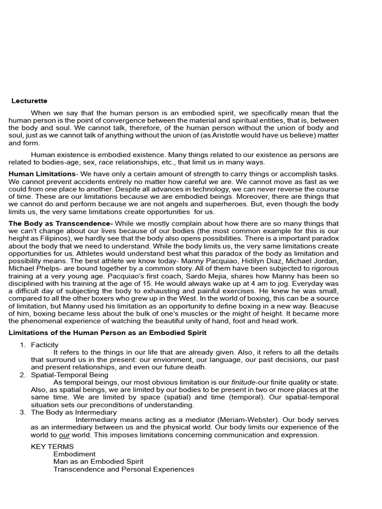 Human Transcendence Man and His Environment | PDF | Existence | Pollution