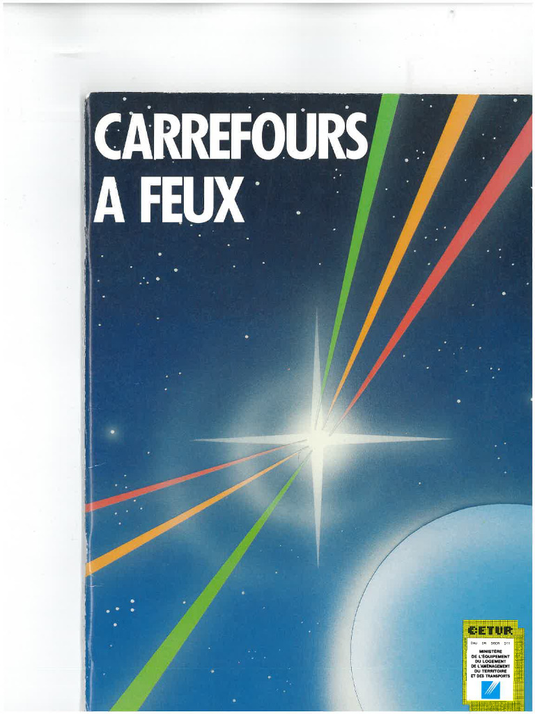 1988 - GUIDE - CETUR - Carefours À Feux | PDF