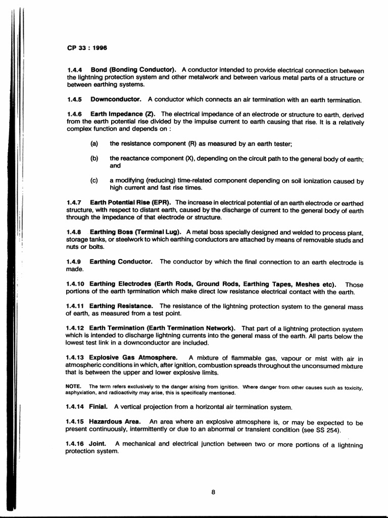 CP 33 1996 Lightning Protection-10 | PDF