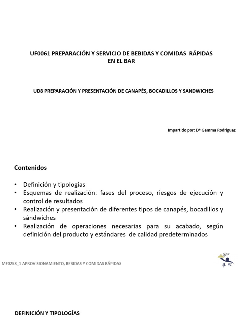 UF0061 UD8 | PDF | Panes | Emparedado