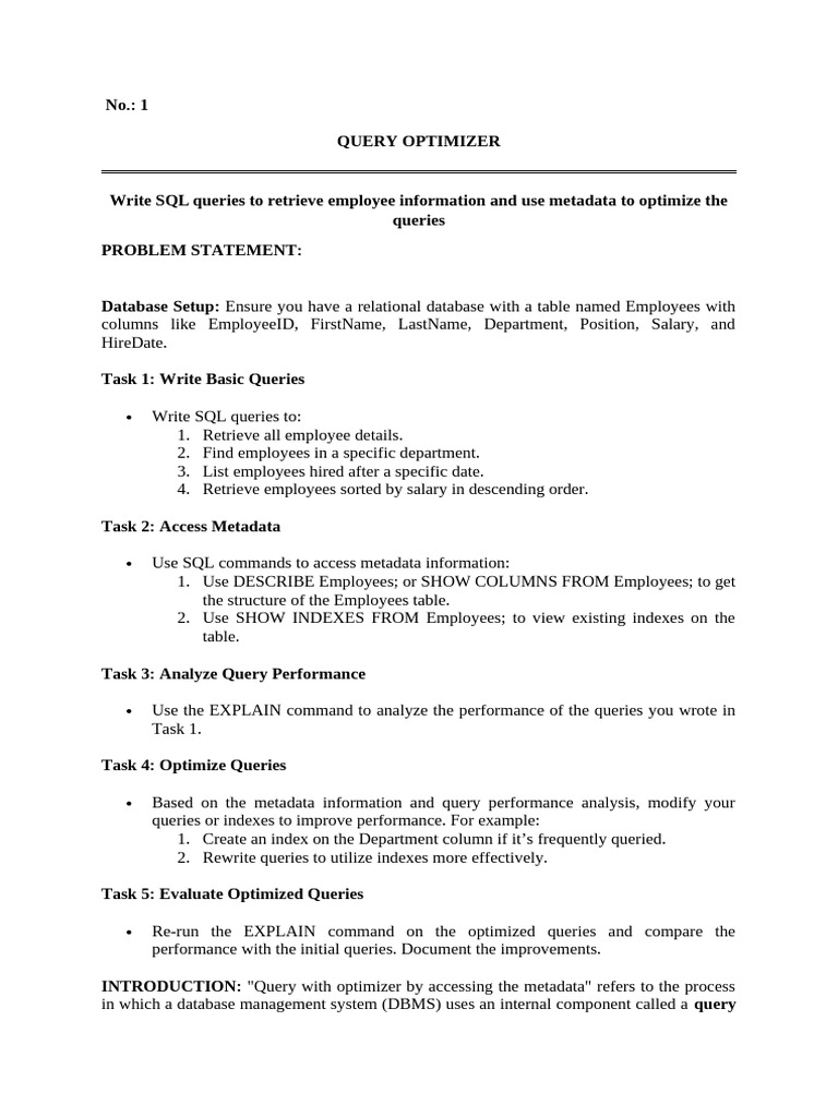 Sample 2 | PDF | Databases | Database Index