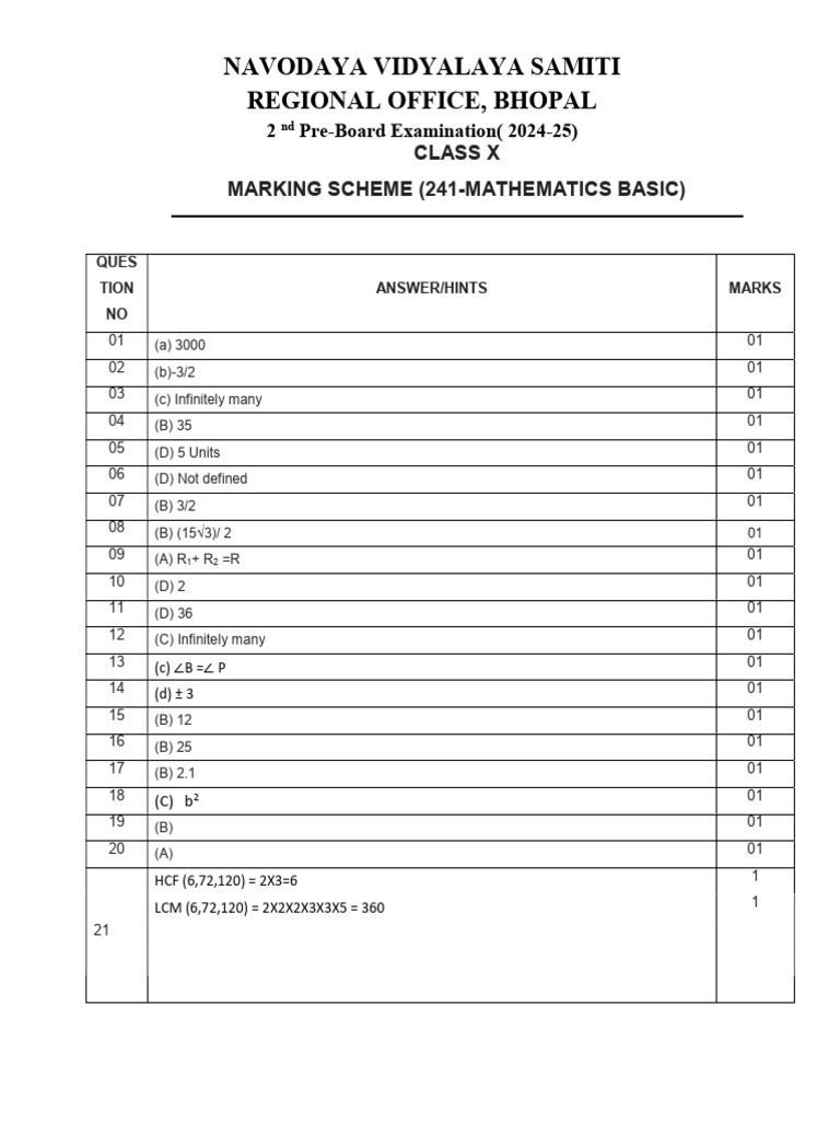 Ms - Maths Basic - Class X | PDF | Area | Triangle