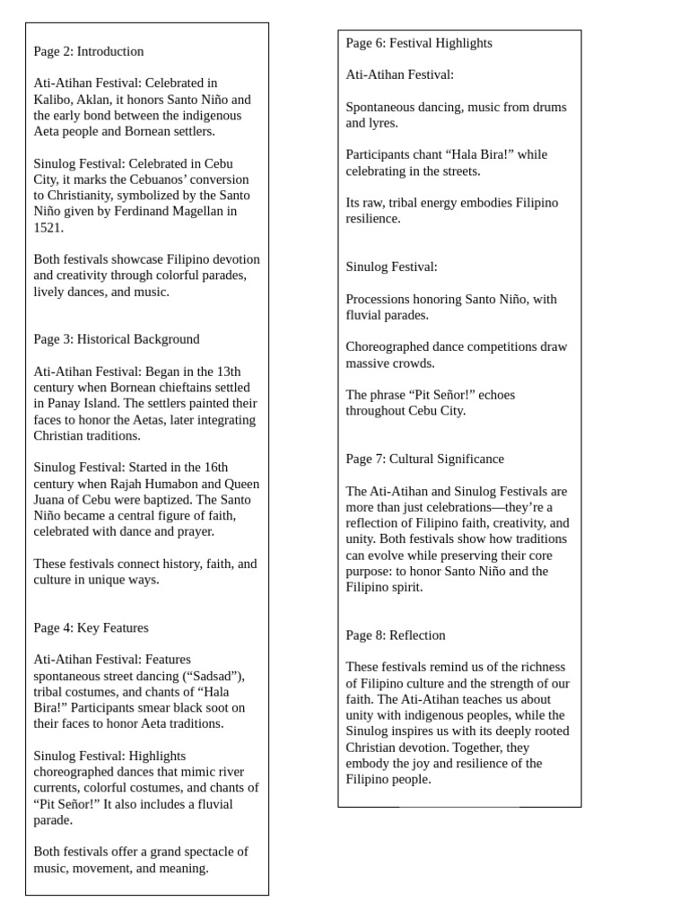 Ati-Atihan Festival Kean Macasinag | PDF | Cebu