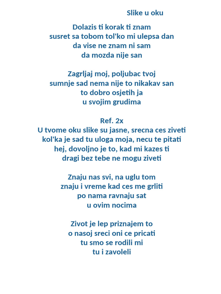 Slike U Oku Louis. | PDF