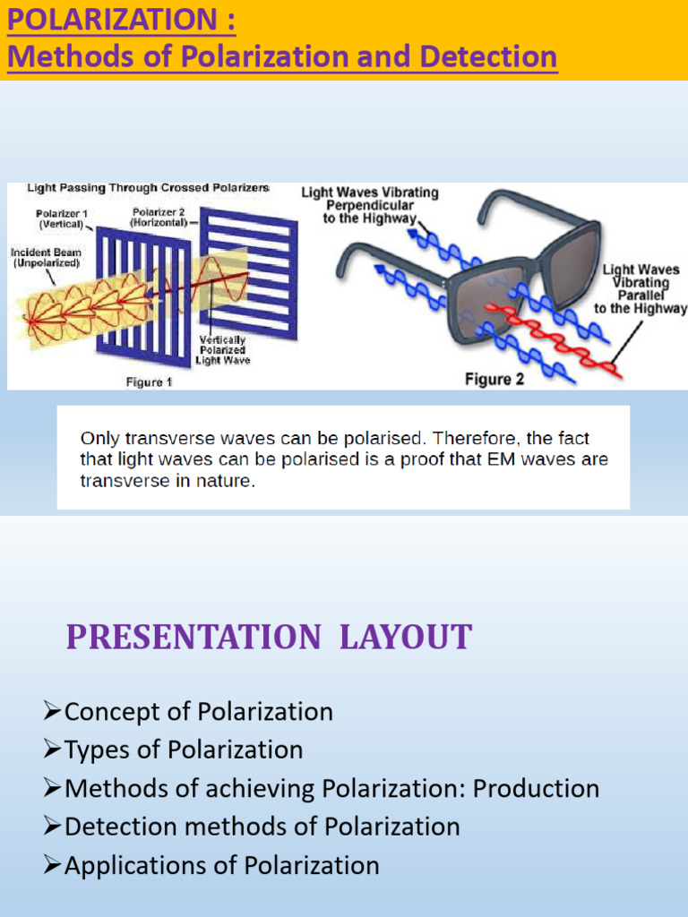 Methods of Light Polarization Explained | PDF | Polarization (Waves ...
