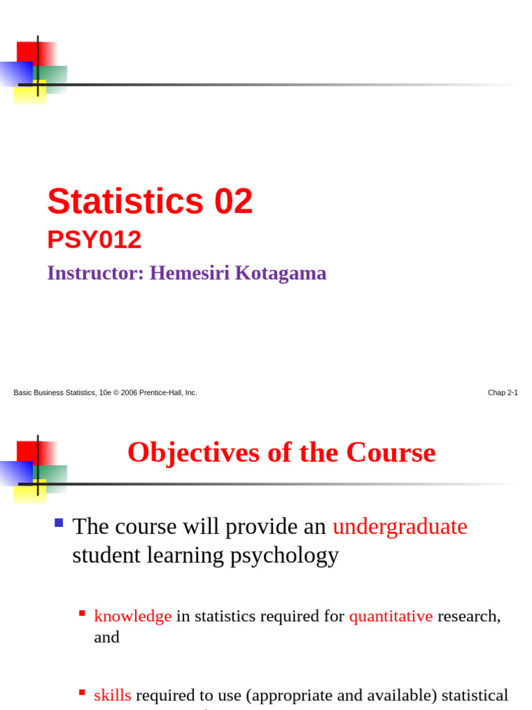 1 Introduction Stat For Psychology Full Course | PDF | Statistics ...