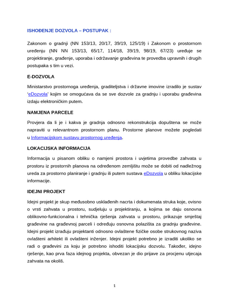 Ishođenje Dozvola | PDF