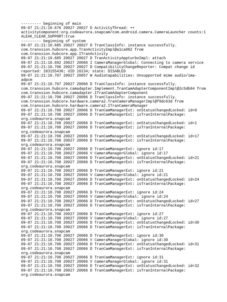 Log Cat 1725715270601 | PDF | Java (Programming Language) | Software Engineering