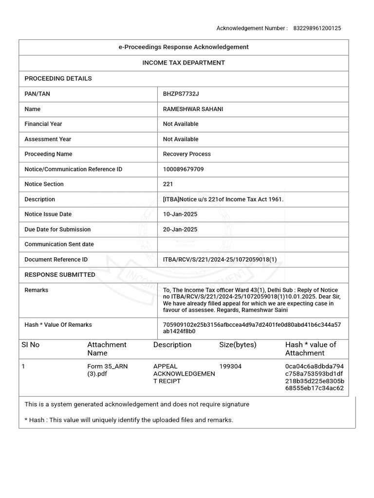 Acknowledgement_832298961200125 | PDF