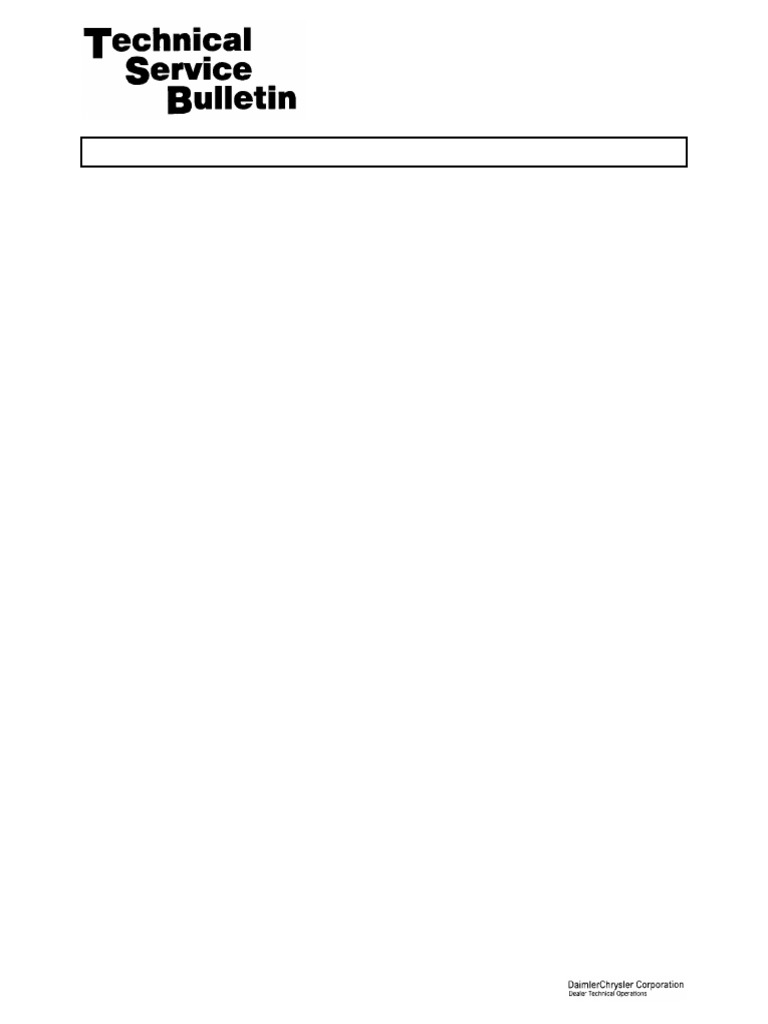 Technical Service Bulletin | PDF | Mirror | Car