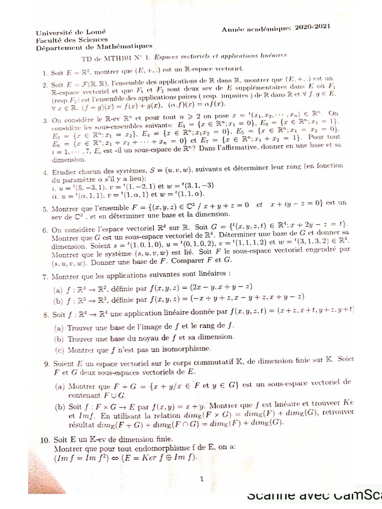 Math 101 | PDF