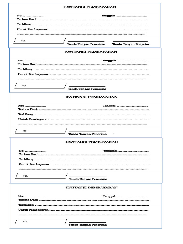 KWITANSI | PDF
