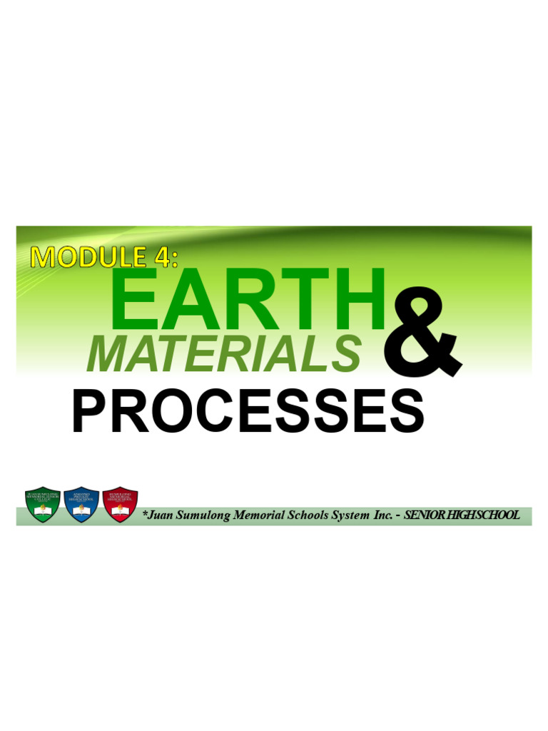 Open MODULE-4 - Earth-Materials-and-Processes | PDF | Rock (Geology ...
