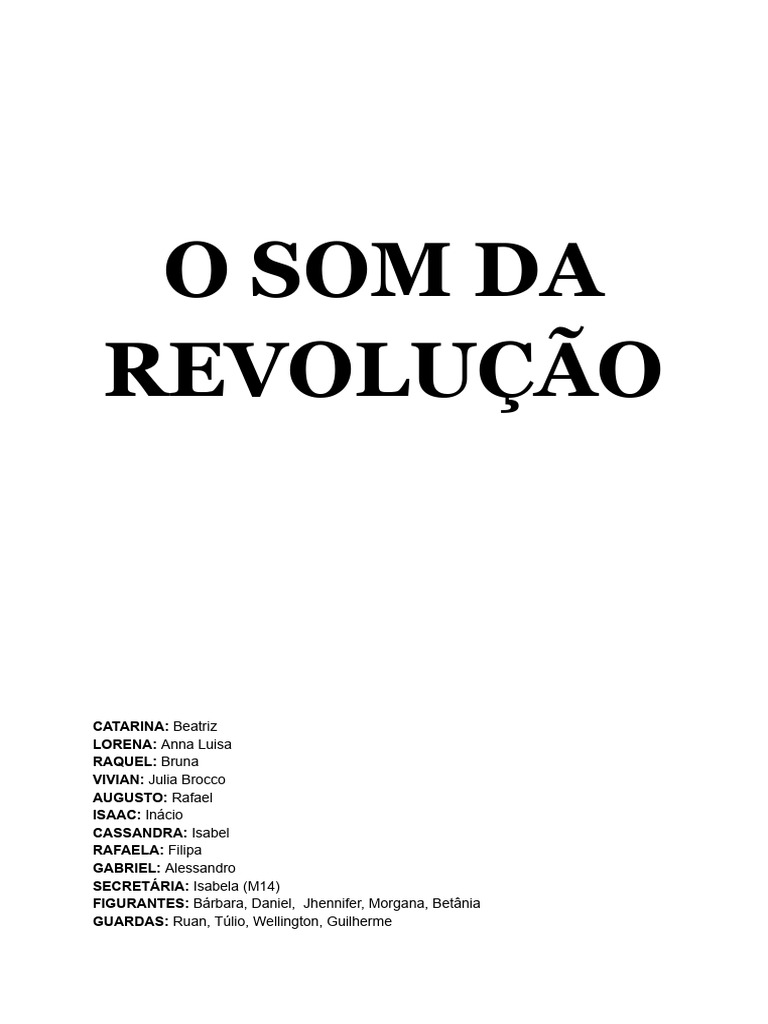 Falas Do Roteiro 3 Pdf Augustus Democracia