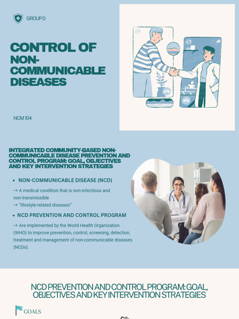 NCD Prevention: Goals and Strategies | PDF | Kidney Disease | Mental Health