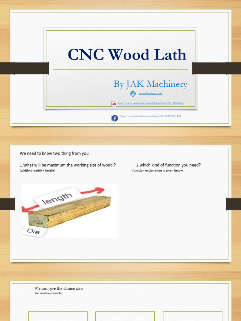 CNC Wood Lath | PDF | Numerical Control | Secondary Sector Of The Economy