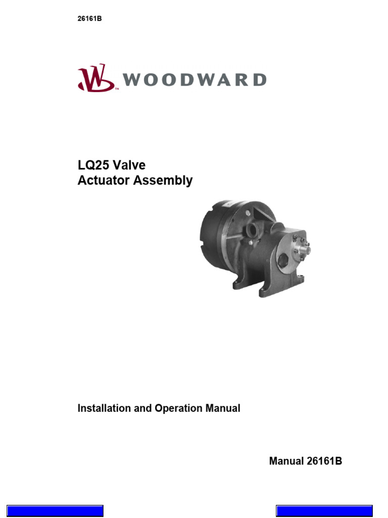 LQ25 Actuator Wiring Manual | PDF | Valve | Pump