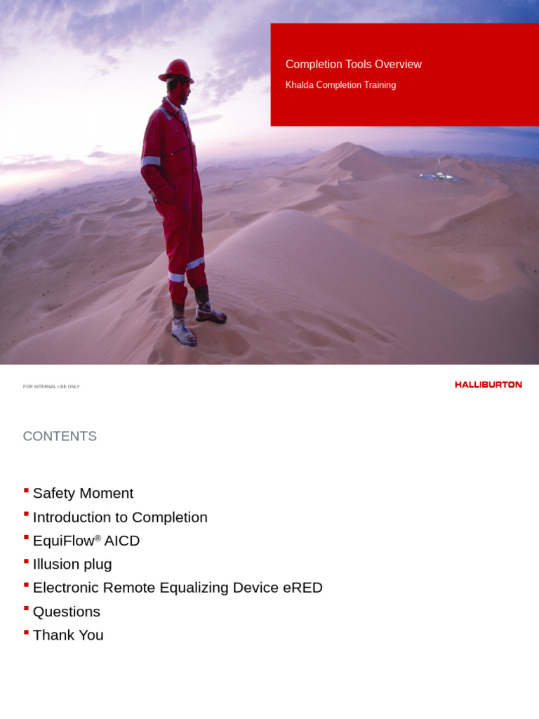 Khalda Completion Training | PDF | Chemical Engineering