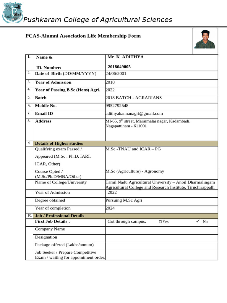 alumini_membership_form-ADITHYA.K | PDF alumini_membership_form-ADITHYA.K | PDF
