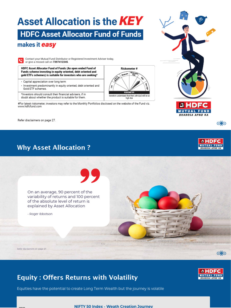 HDFC Asset Allocator Fund of Funds - January 2022 | PDF | Asset ...