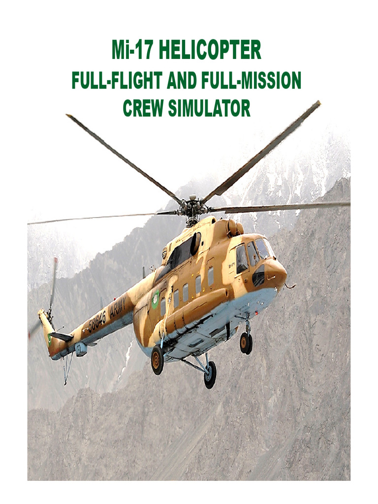 E2K Mi-17 Helicopter FFS FMS Crew Simulator en | PDF | Simulation ...