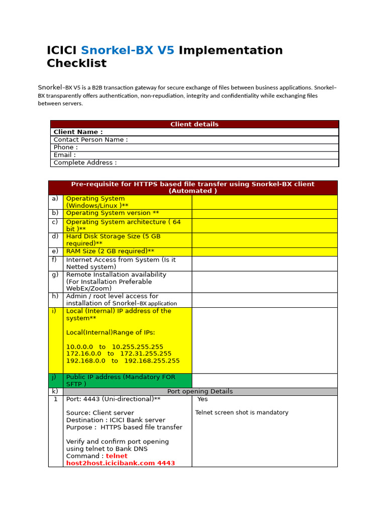 H2H Checklist | PDF | Operating System | Computing