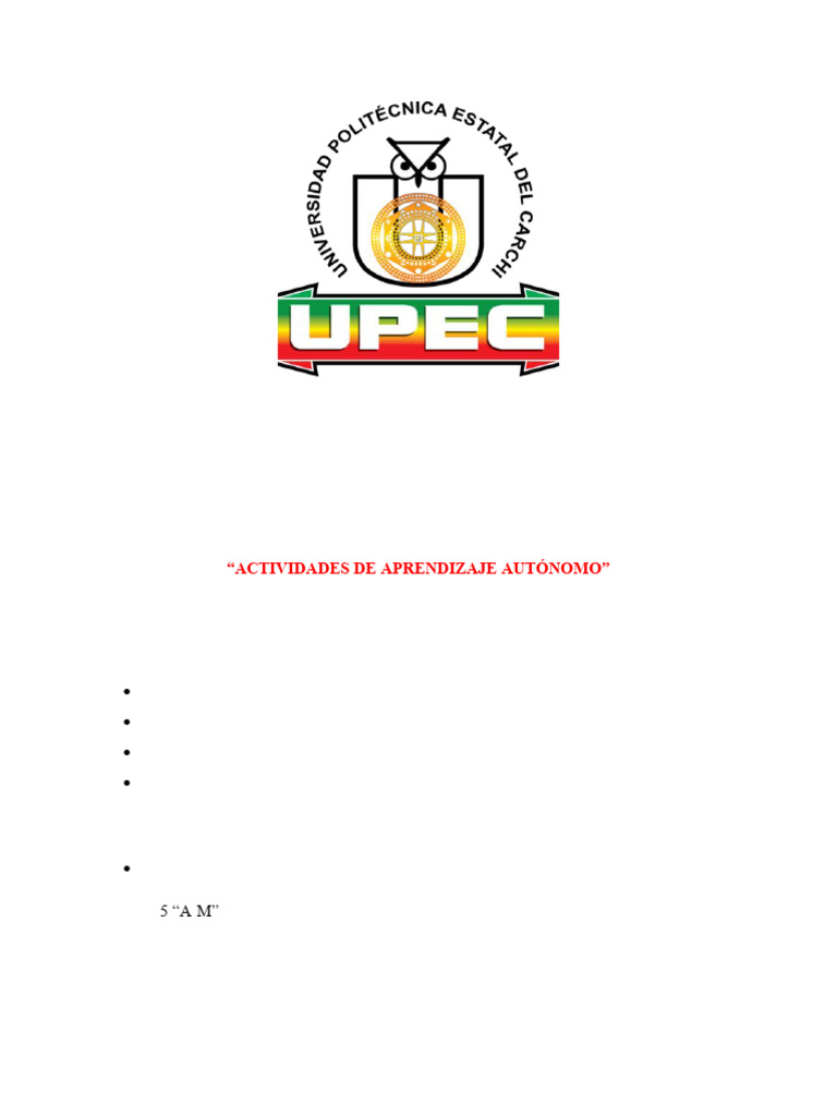 Aprendizaje Autónomo Unidad 2 - 5 B.T | PDF | Laboratorios | Alimentos