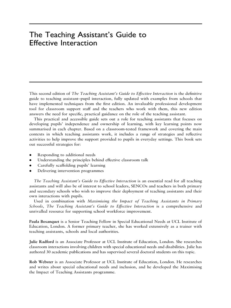 10.4324 9781003020639 Previewpdf | PDF | Teachers | Teaching Assistant