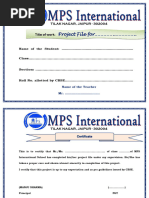 MDP Front Page | PDF