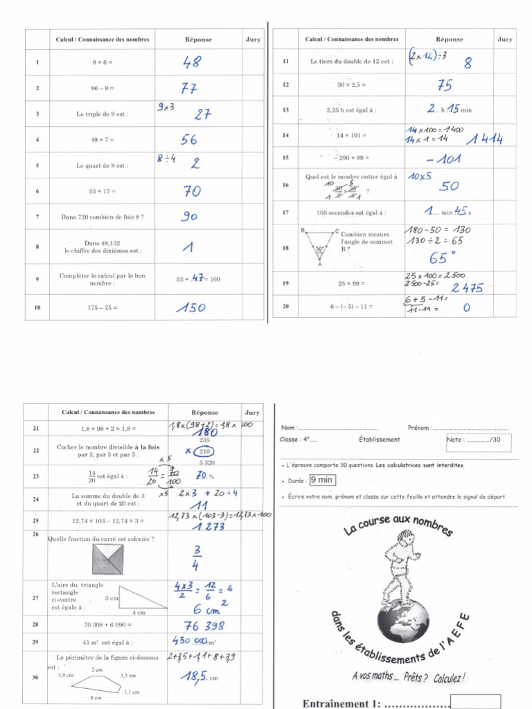 3ème Correction Can Entraînement 1 Pdf