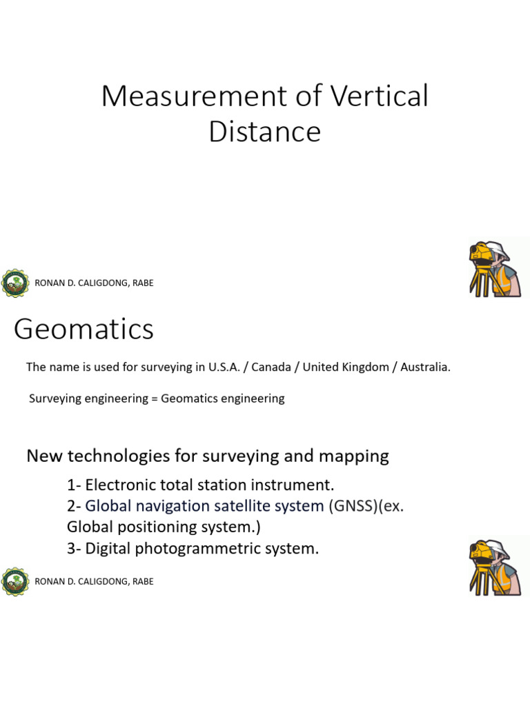 ABE 053 4 Measurement of Vertical Distance | PDF | Surveying | Optics
