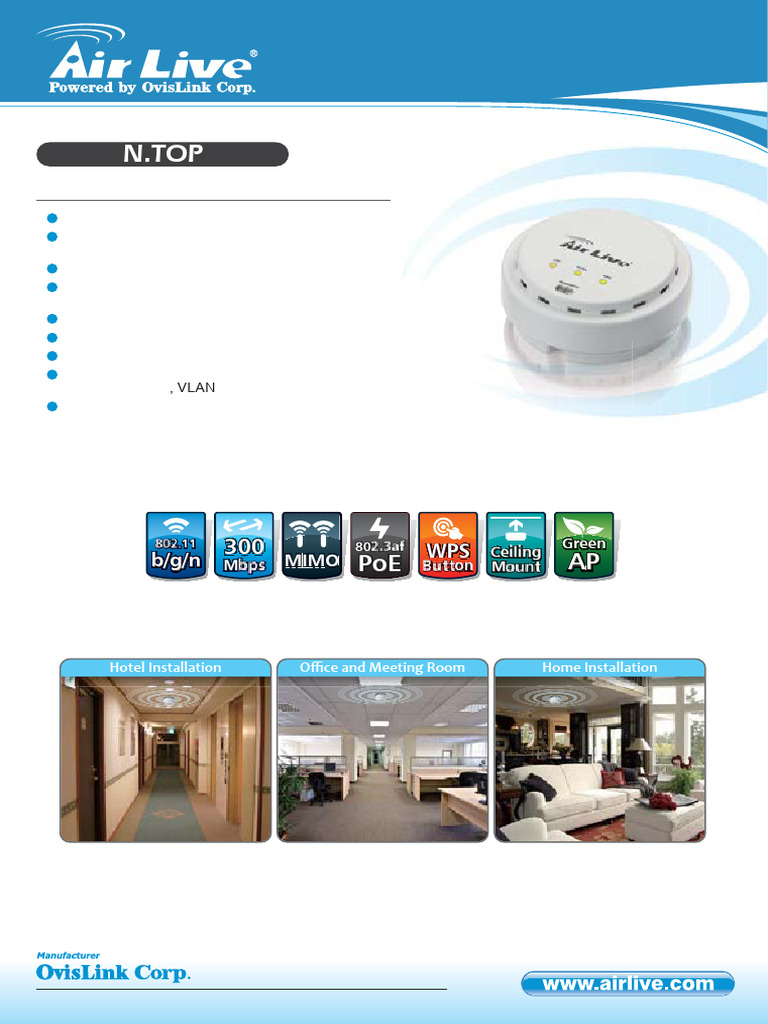N Top Datasheet Pdf Wireless Lan Wi Fi