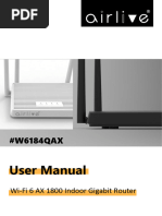 WiFi 6 EasyMesh AR2140 Manual | PDF | Wi Fi | Data Transmission