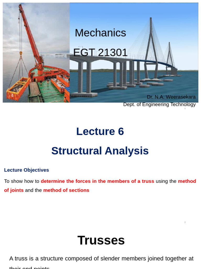 Structural Analysis for Engineering Students | PDF | Truss | Force