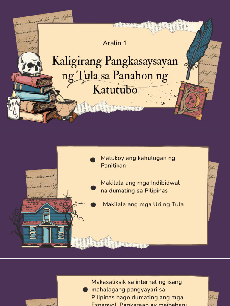 Aralin-1-Tula-1 | PDF