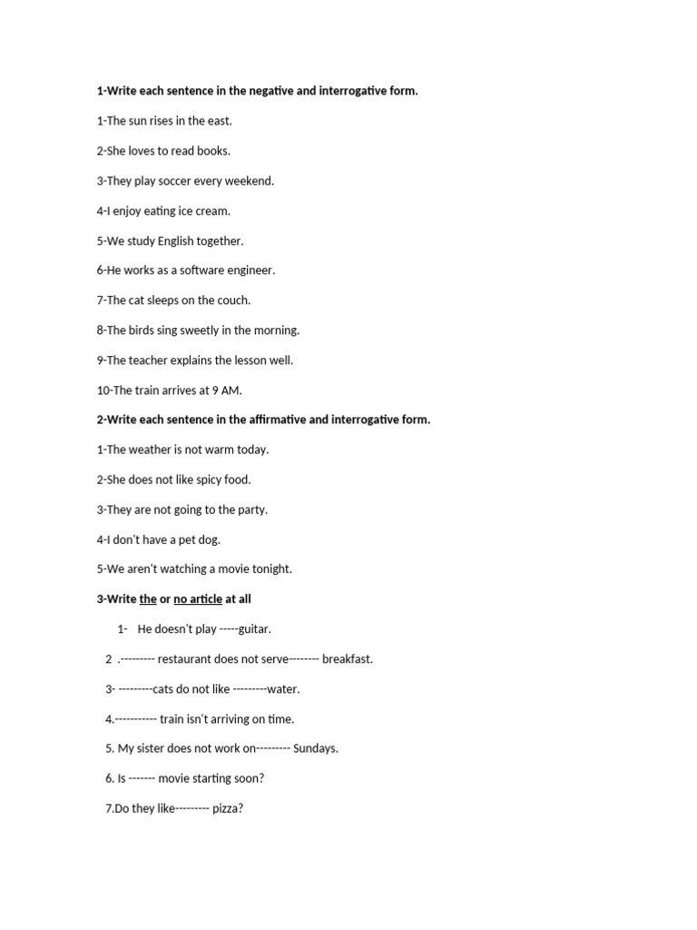 Exercises 1 | PDF