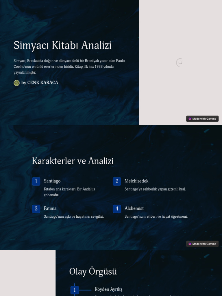 Simyac Kitab Analizi: by Cenk Karaca | PDF