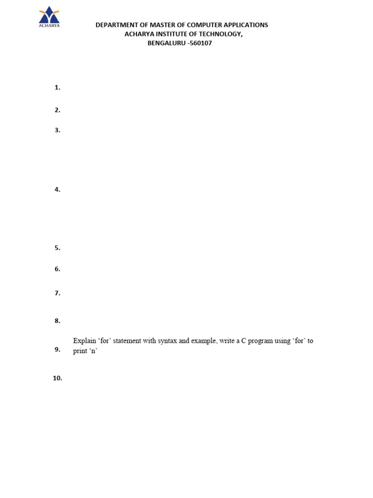 Module 2 Questions | PDF
