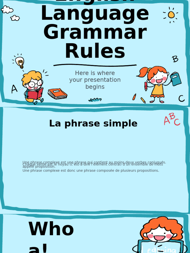 English Language Grammar Rules - by Slidesgo | PDF | Planets | Jupiter