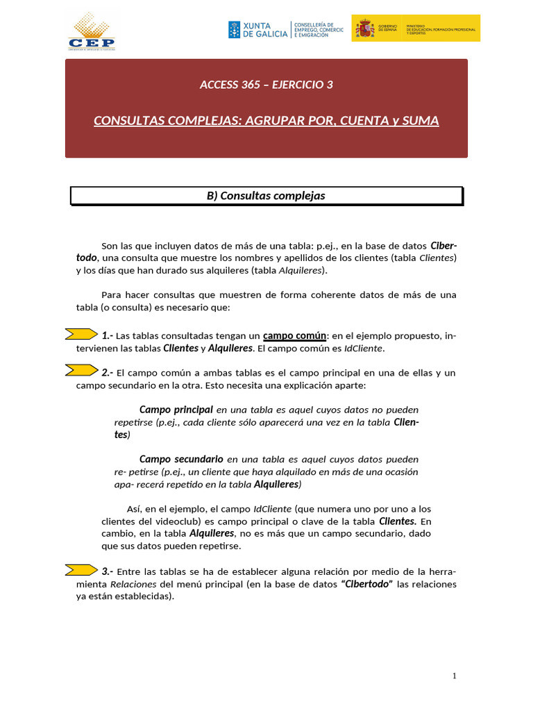 003) Consultas Access 2 | PDF