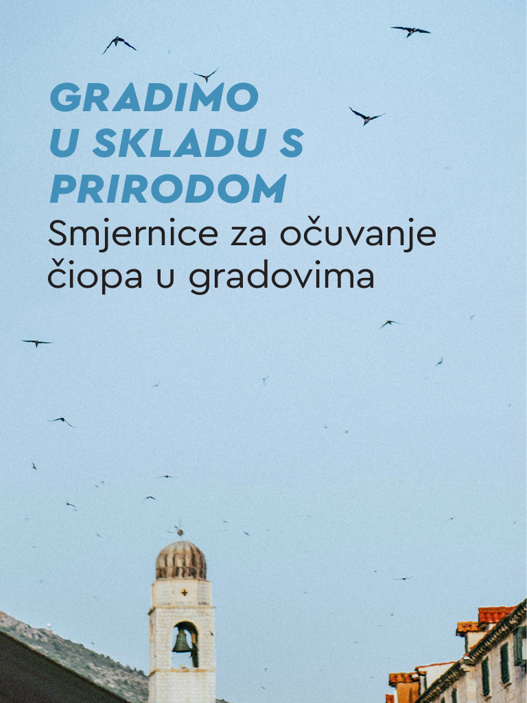 Smjernice Za Ocuvanje Ciopa U Gradovima - Biom - 2024 | PDF