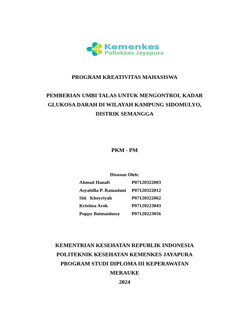 Revisi Proposal PKM-PM Kep. Merauke | PDF