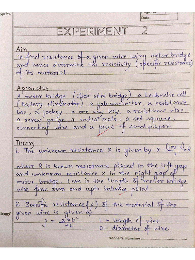 Expt No 2, 3 and 4 Class XII | PDF