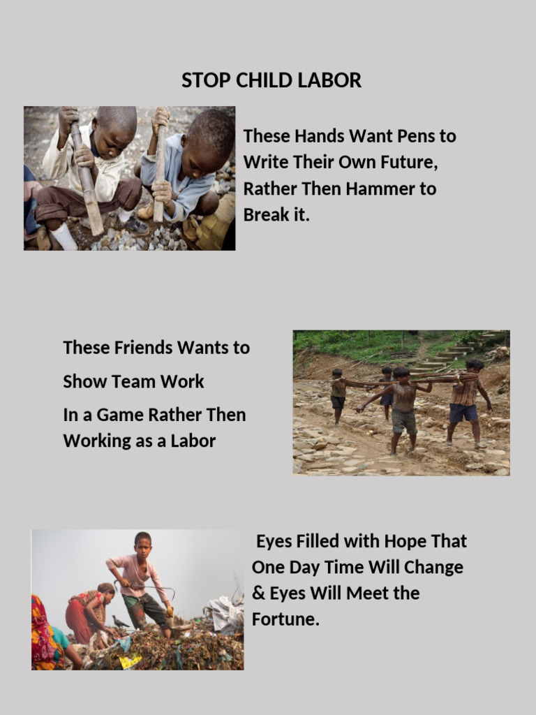 Stop Child Labor | PDF