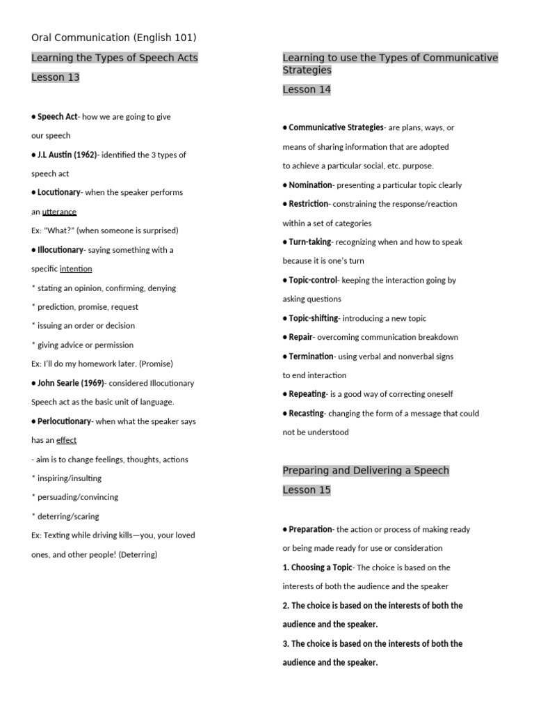 Oral Communication | PDF | Cognition | Cognitive Science