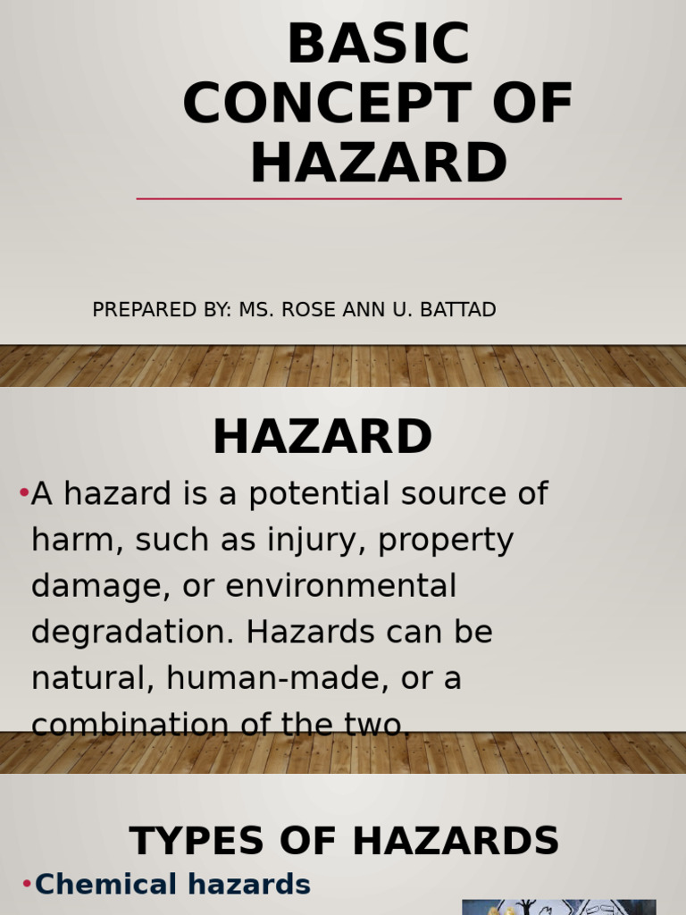 Basic Concept of Hazards | PDF