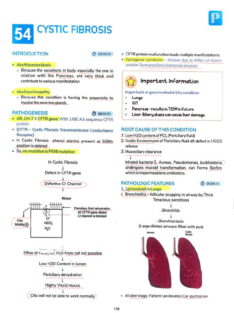 Cystic Fibrosis | PDF
